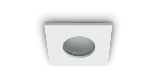 Луна за вграждане One Light 50105R/W White IP44 Square Recessed Lamp-Ultralight.bg